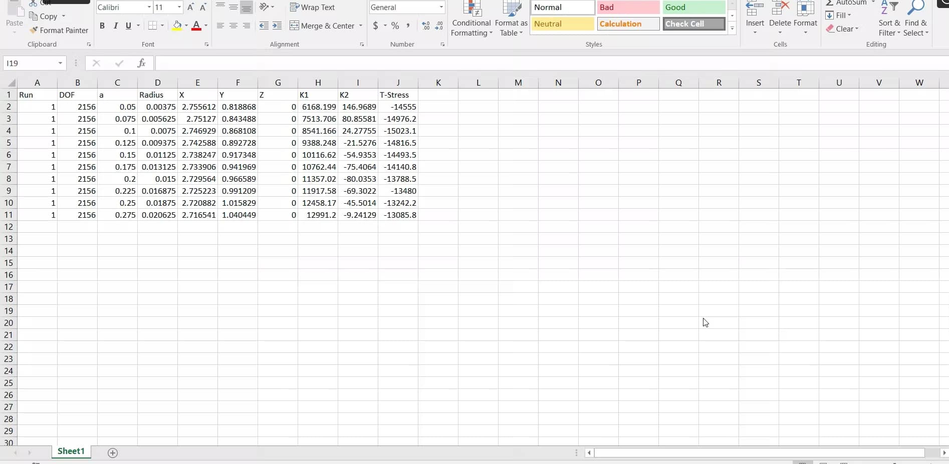 StressCheck Tutorial: Incrementing a Thru-Crack in a Filled Hole via Excel VBA - ESRD