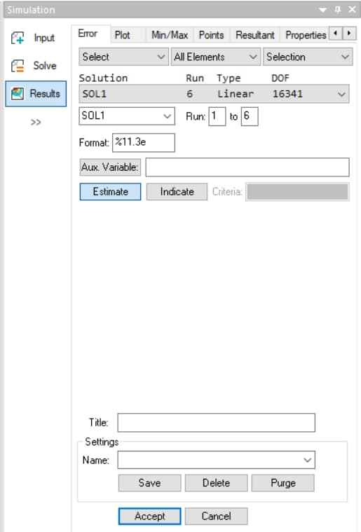 Error Estimation Overview - ESRD