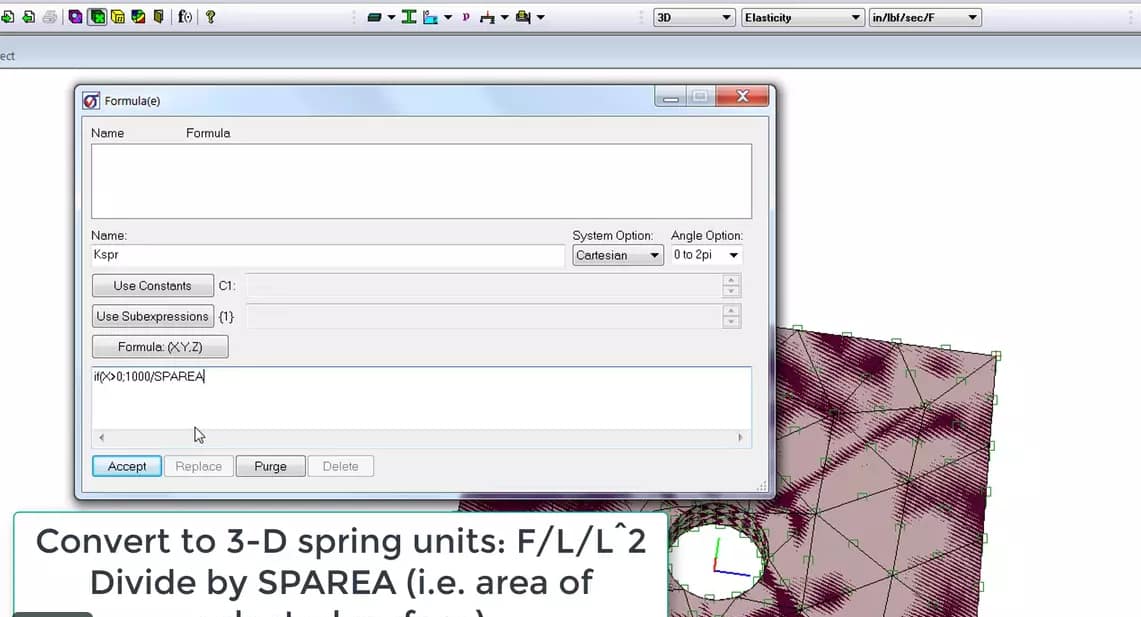 StressCheck Tutorial: Defining a Formula Spring Coefficient - ESRD