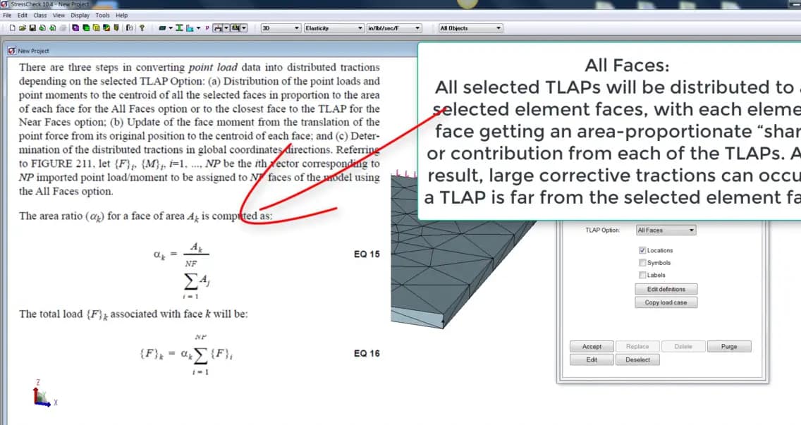 StressCheck Tutorial: TLAP-Traction vs Uniform Traction Case Study - ESRD