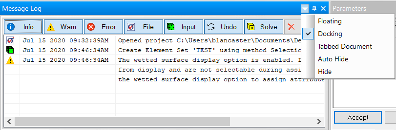 View Menu Overview - ESRD
