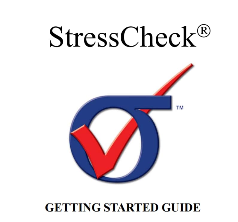 StressCheck Professional Getting Started Guide - ESRD