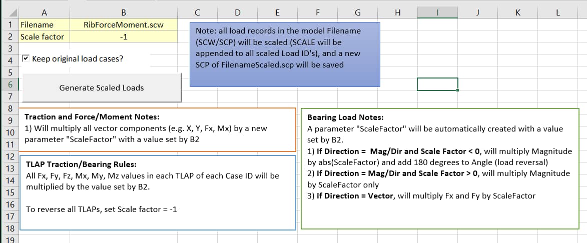 Helpful Hints And Tips Excel Vba Script For Scalingreversing Load Records Esrd