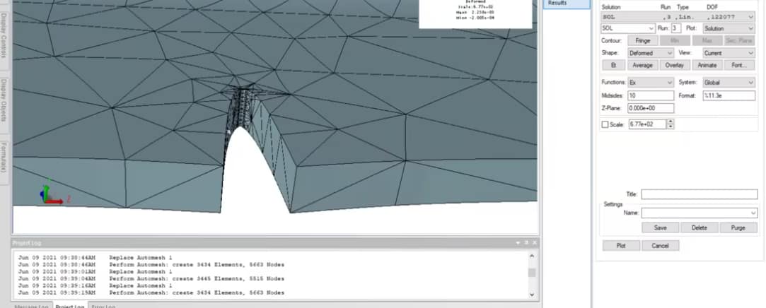 StressCheck Tutorial: 3D T-Stiffener with Parametric Thru-Crack - ESRD