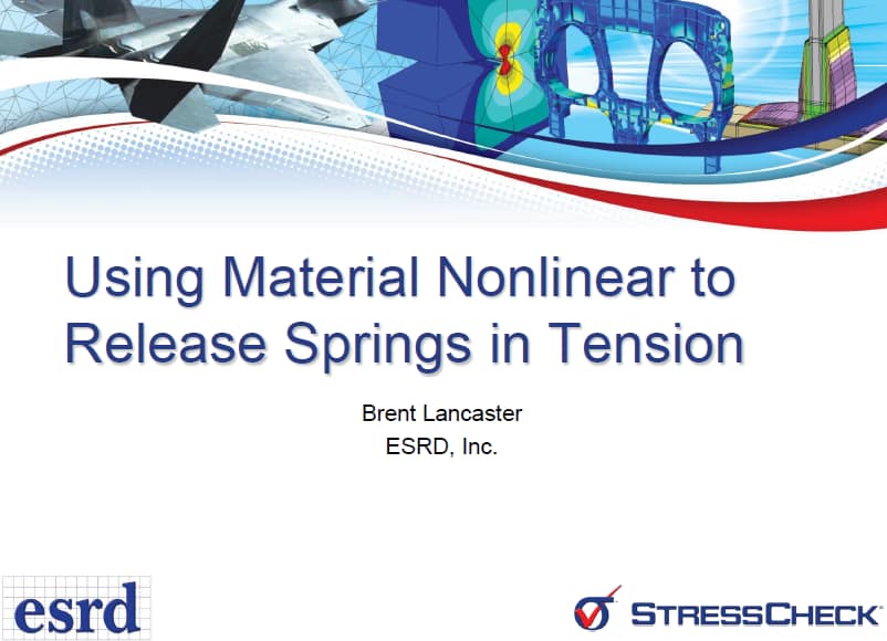 Helpful Hints and Tips: Releasing Normal Springs in Tension - ESRD