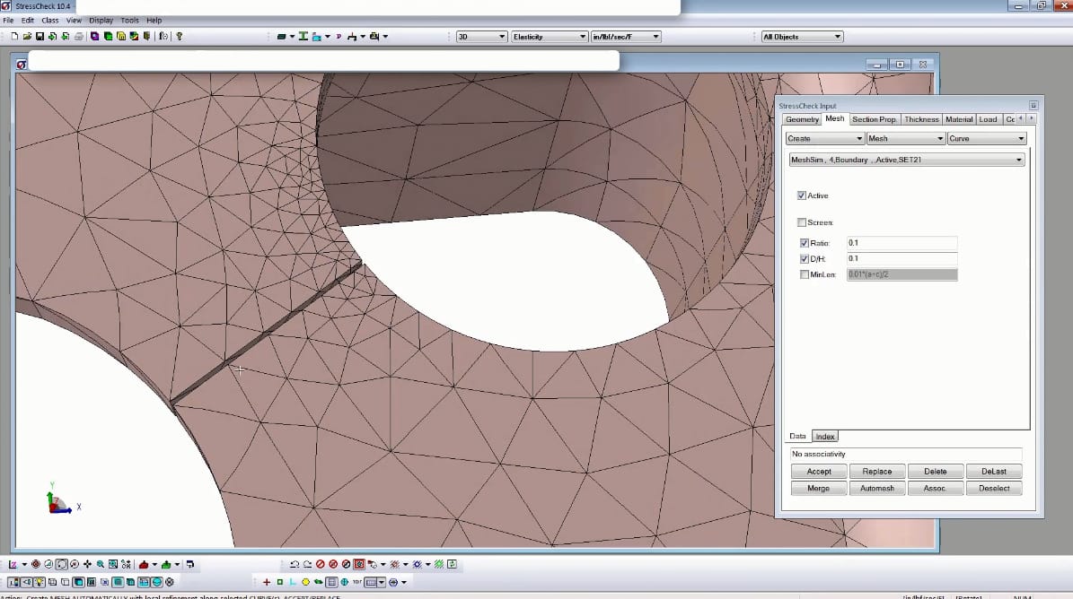 StressCheck Tutorial: Modeling a Broken Hole Ligament - ESRD