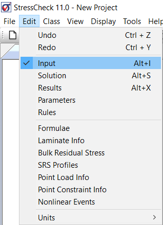 Edit Menu Overview - ESRD