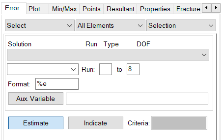 Error Estimation Overview - ESRD