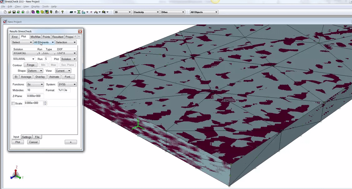 StressCheck Tutorial: Superposition of Axial and Bending Load Case Results - ESRD