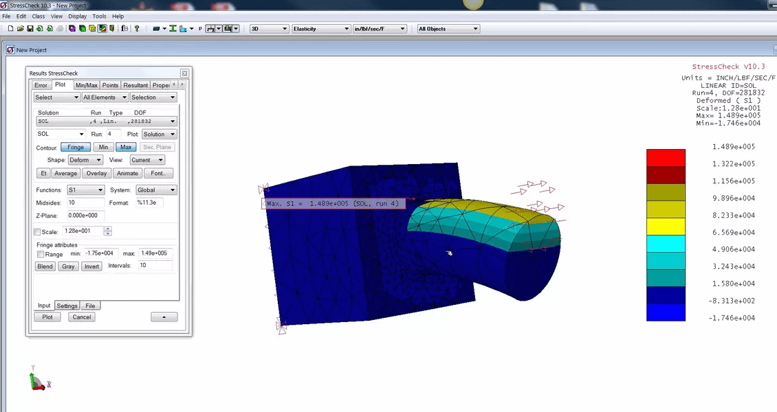 StressCheck Tutorial: Defining and Assigning a Bending Stress - ESRD