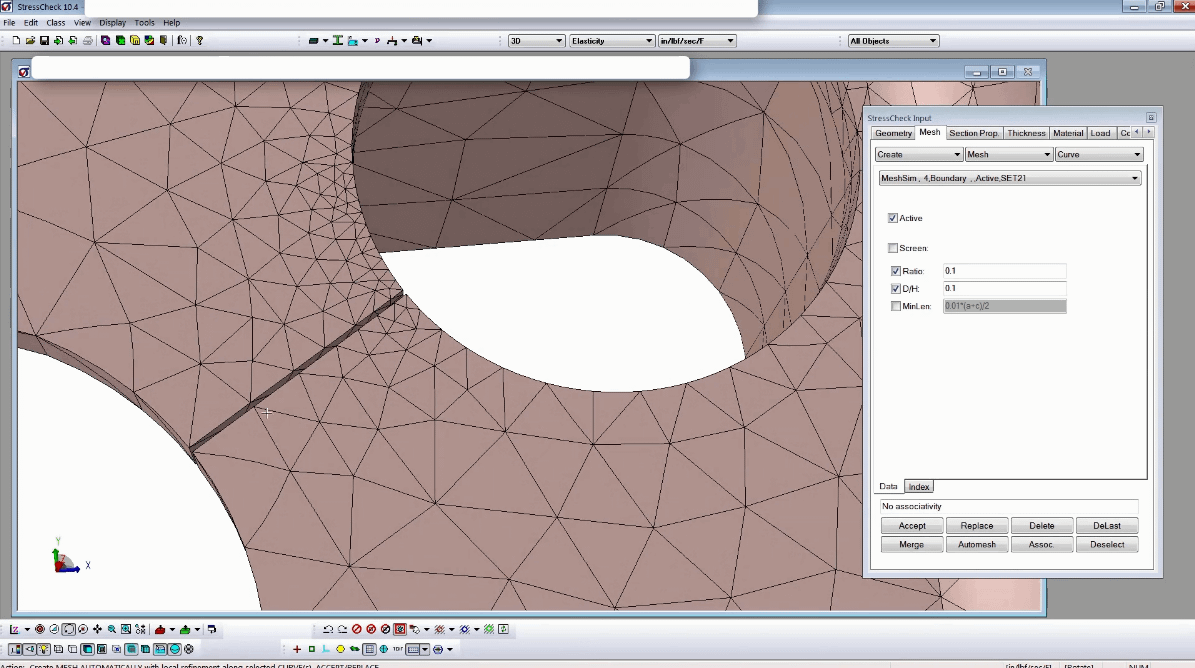 StressCheck Tutorial: Modeling a Broken Hole Ligament - ESRD