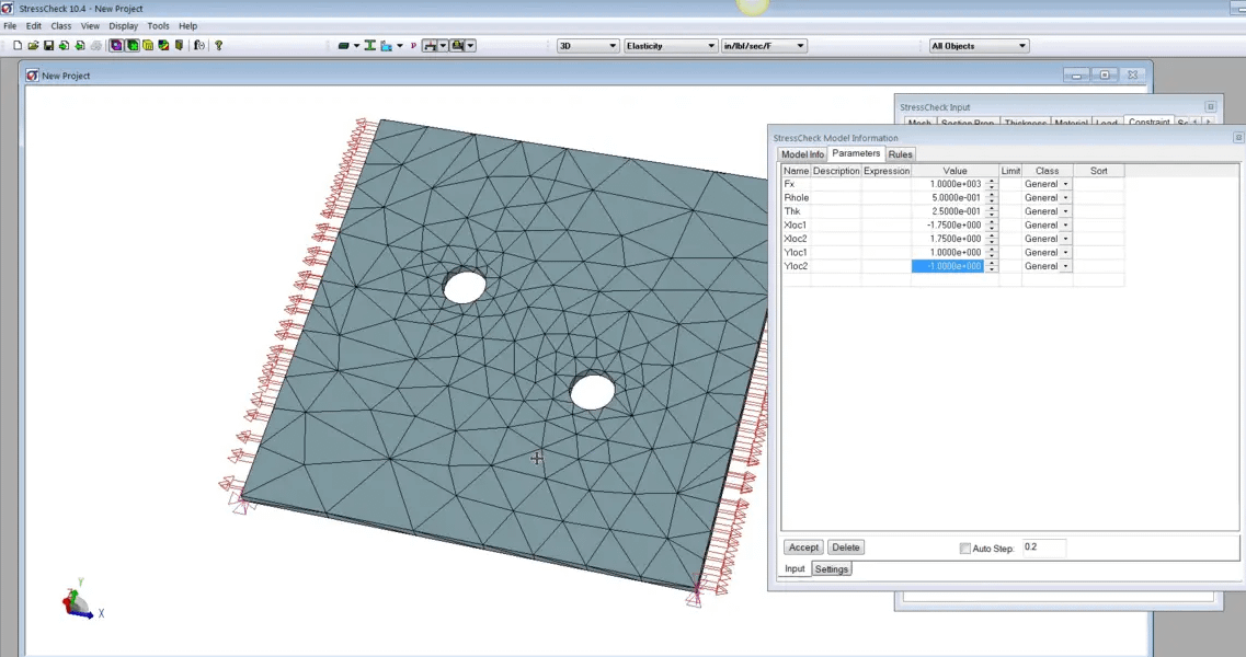 StressCheck Tutorial: Defining Solution and Extraction Settings for Parametric Models - ESRD
