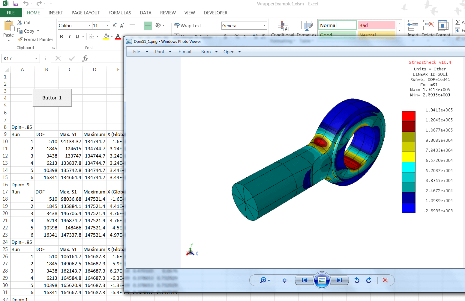 Helpful Hints and Tips: Excel VBA StressCheck Wrapper Example #1 - ESRD