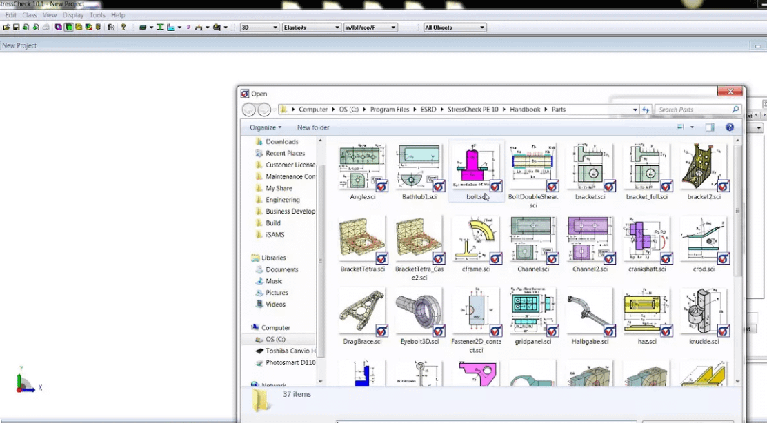 StressCheck Tutorial: GUI Walkthrough - ESRD