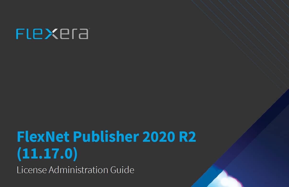 FlexNet v11.17 License Administration Guide - ESRD