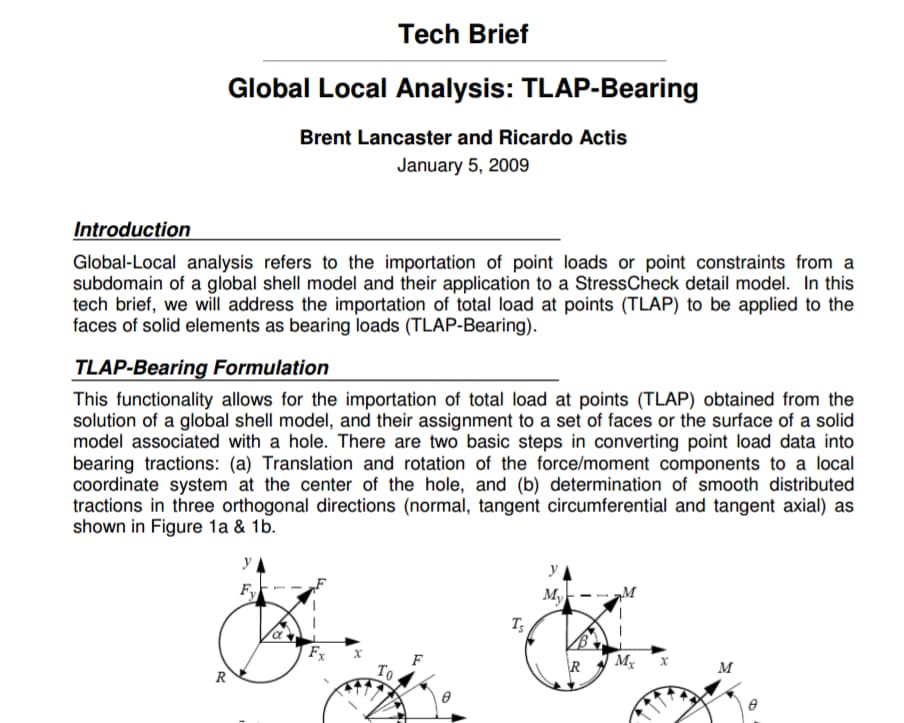 TLAP Bearing Technical Brief - ESRD