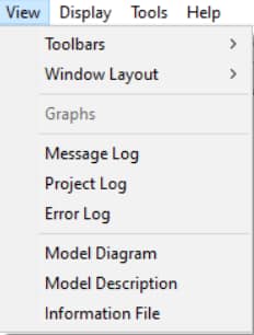 View Menu Overview - ESRD