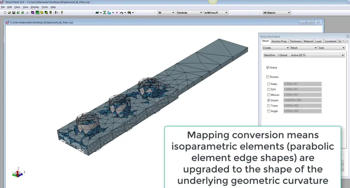StressCheck Tutorial: Boundary Layer Refinement and P-Discretization in Contact Regions - ESRD