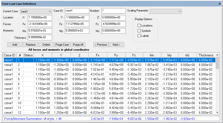 Point Running Loads Implementation - ESRD