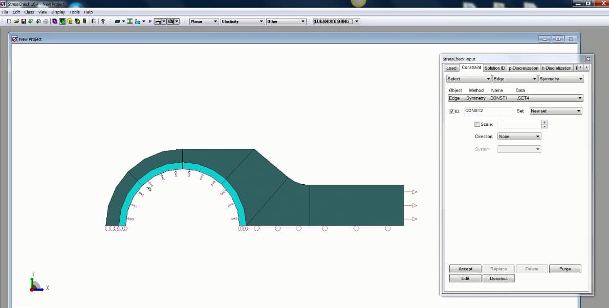 StressCheck Tutorial: Parts and Solution Configurations Part 1 - Planar + Hand Mesh - ESRD