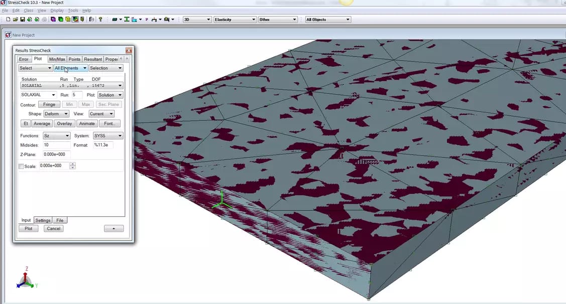 StressCheck Tutorial: Superposition of Axial and Bending Load Case ...