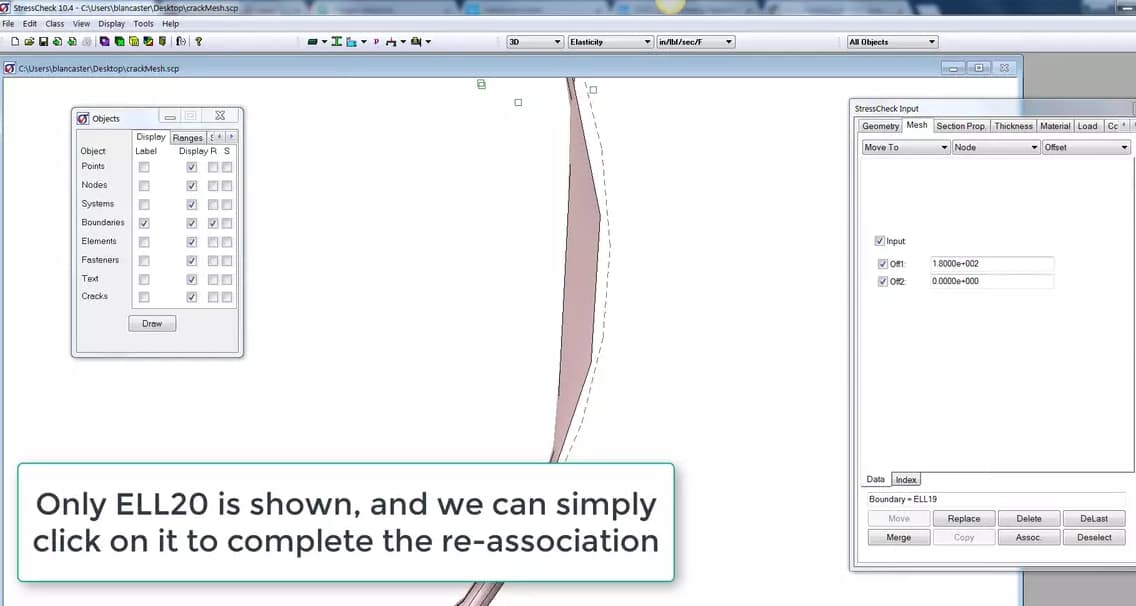 StressCheck Tutorial: Modifying Element Associativity - ESRD