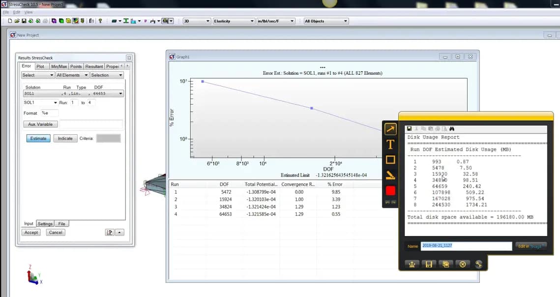 StressCheck Tutorial: Check Solution Degrees of Freedom (DOF) - ESRD