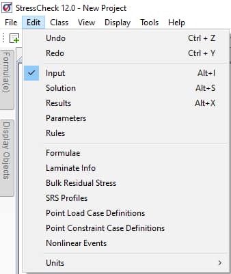 Edit Menu Overview - ESRD
