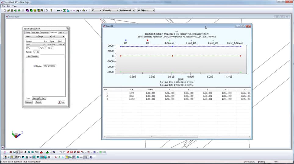 StressCheck Tutorial: Improving SIF Convergence in a Cracked Contact Model - ESRD