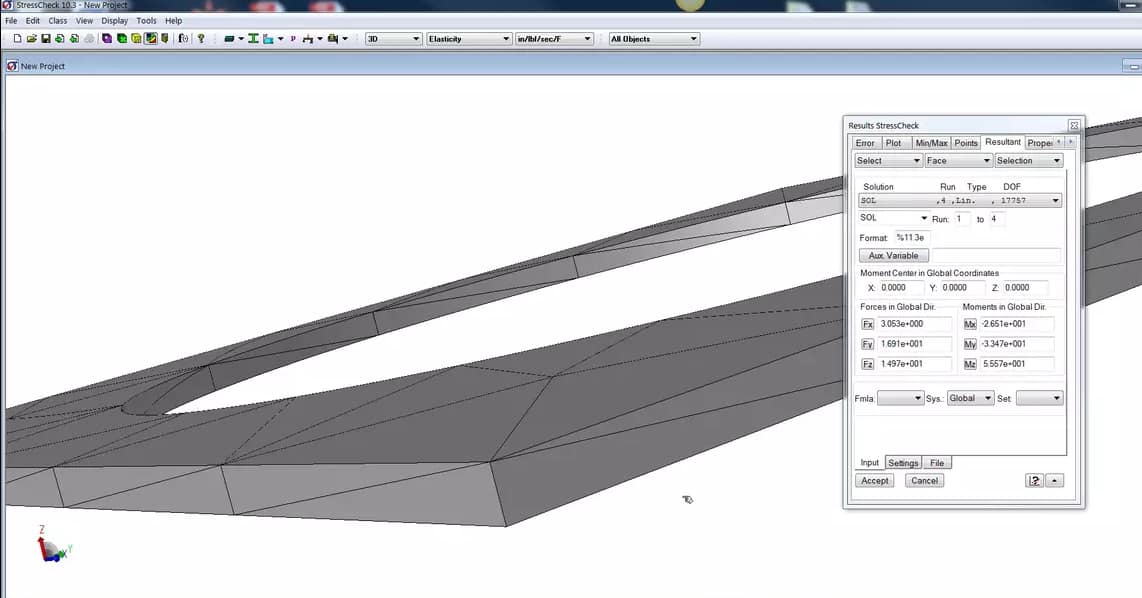 StressCheck Tutorial: Checking for Node Reactions - ESRD