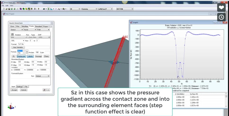 StressCheck Tutorial: Incorporating Contact Pressure Bleed in Resultant Extractions - ESRD