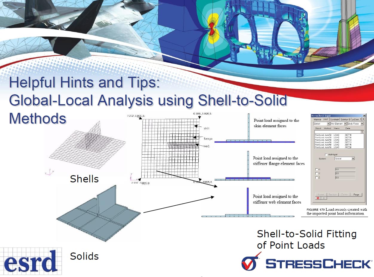Helpful Hints and Tips: Global-Local Analysis using Shell-to-Solid Methods - ESRD