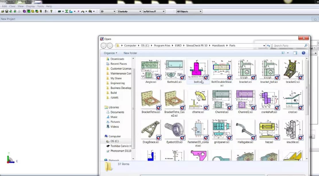 StressCheck Tutorial: GUI Walkthrough - ESRD